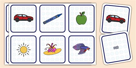 Colours German Matching Cards