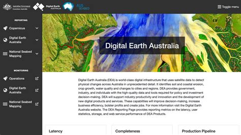Dea Data And Products Geoscience Australia