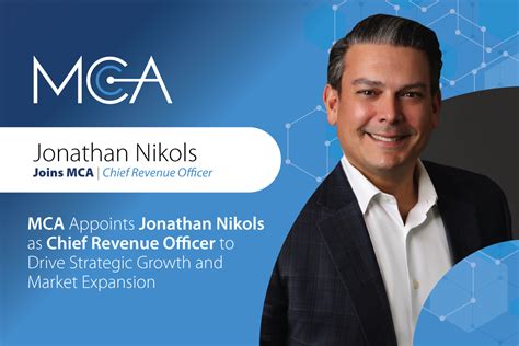 Jonathan Nikols Joins Mca As Chief Revenue Officer Callmc