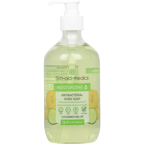 Skin Aid Medics Hand Soap Antibacterial Cucumber Melon Moisturizing