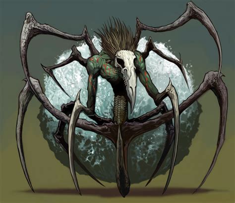 Spider Demon Coloured By Johnnythl On Deviantart