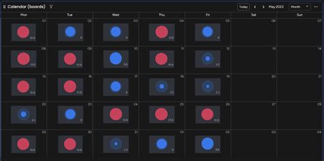 Workload Widget View Circles On A Calendar Platform Discussions Monday Community Forum