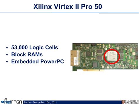 Ppt Netfpga Programmable Networking For High Speed Network Prototypes Research And Teaching