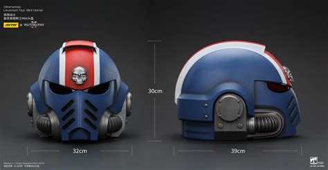 Ultramarines Lieutenant Titus Mk X Helmet Warhammer 40k Space Marine