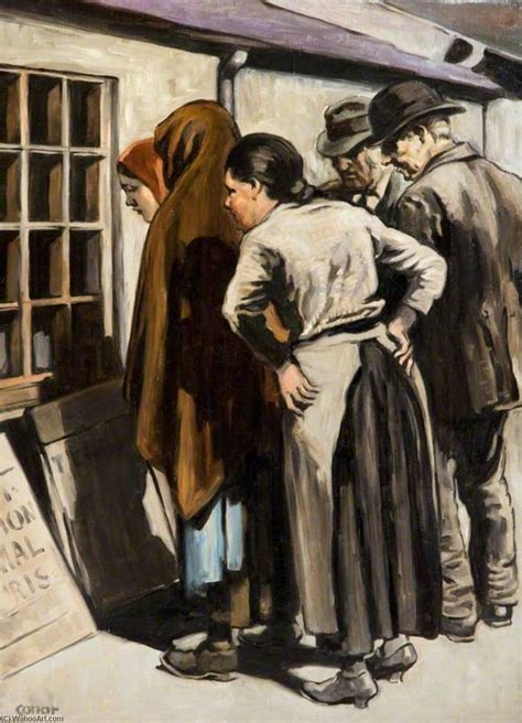 Buy Museum Art Reproductions The Latest News 1922 By William Conor