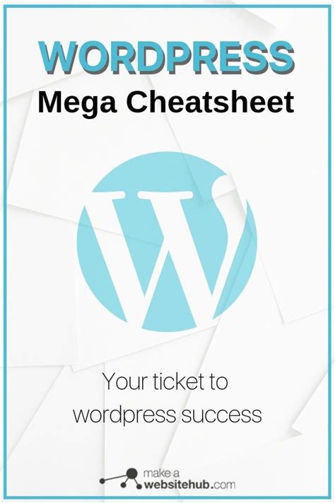 The Wordpress Mega Cheat Sheet Artofit