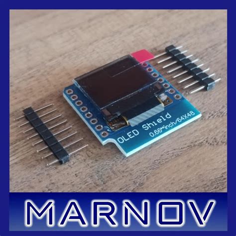 Jual Oled 0 66 Shield Wemos D1 Mini 0 66 Inch Inci 64x48 I2c 64 X 48