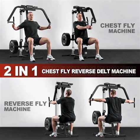 Syedee Chest Fly And Reverse Delt Machine 400 Lbs Upper Body Specialty
