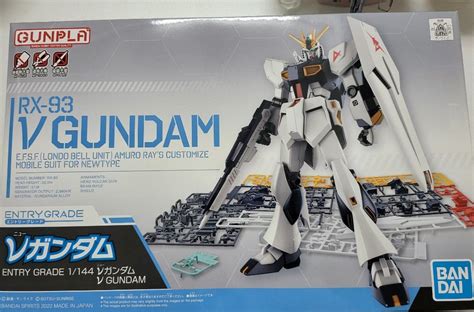 Bandai Gunpla Entry Grade 1144 Rx93 Rx 93 V Gundam 興趣及遊戲 玩具 And 遊戲類 Carousell