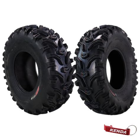 Kenda Bearclaw K299 27x9 12 Front Tires For All Terrain Atv Utv