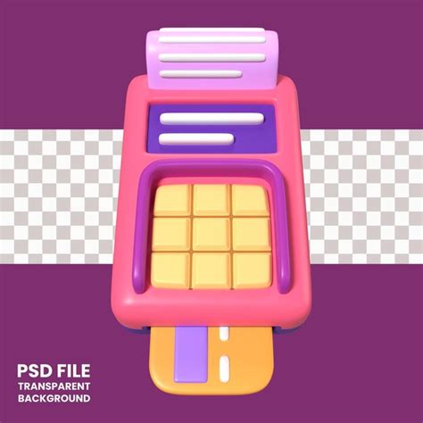 Premium Psd Edc Machine 3d Illustration Icon