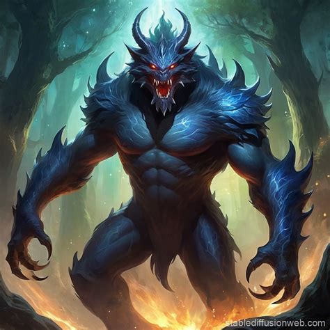 Fantasy Monster Kunst