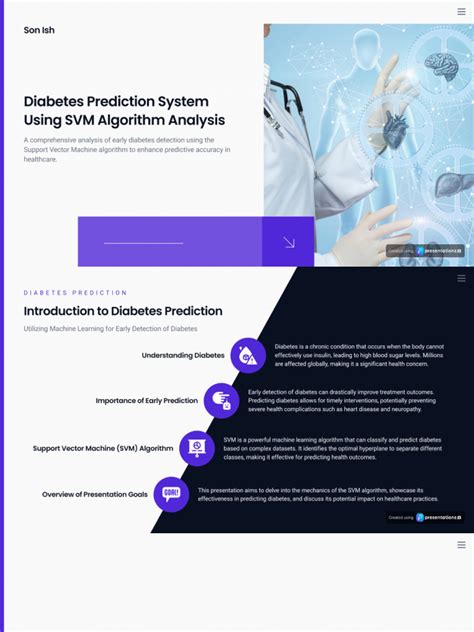 Diabetes Prediction System Using Svm Algorithm Analysis Pdf