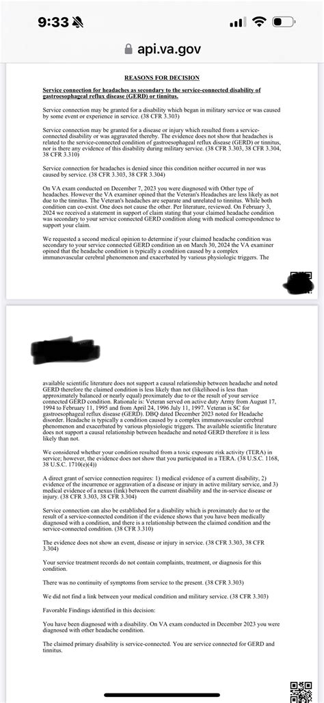 Headache Denied Even Though Gerd Medication Side Effect Is Headache Rveteransbenefits