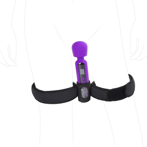 Sex Toy Restraint Leg Straps Vibrator Elasticity
