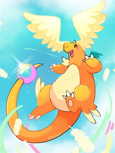 Taplaos Dragonite Mega Dragonite Nintendo Pokemon Absurdres