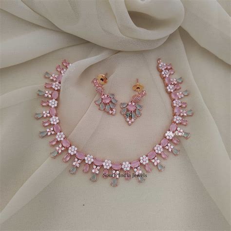 Rose Gold Wedding Necklace 60 Photos