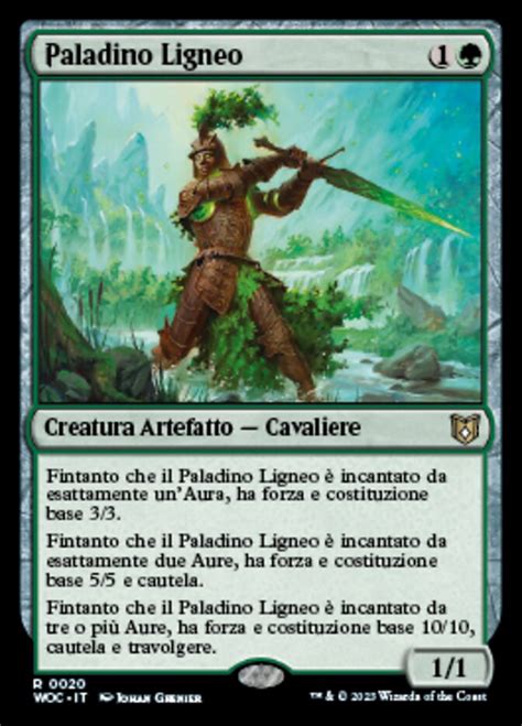 Paladino Ligneo Timber Paladin Magic The Gathering Mtg Carte