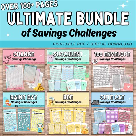 Save Smarter In 2026 With These A6 Printable Savings Challenges