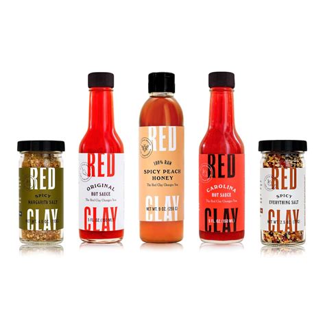 Red Clay Hot Sauce And Hot Honey Whole Shebang Variety Pack Original