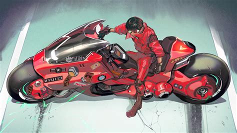 Akira Kanedas Red Bike — 4k Ultra Hd Wallpaper