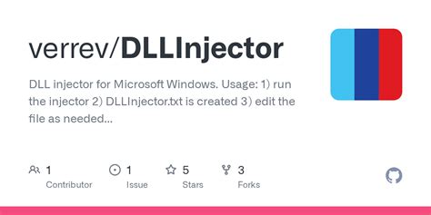 Github Verrevdllinjector Dll Injector For Microsoft Windows Usage