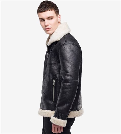Men Classic B3 Shearling Jacket