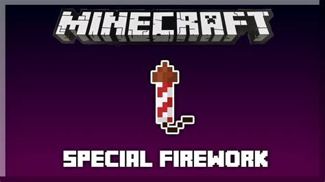 Special Firework In Only One Command Minecraft 18 Youtube