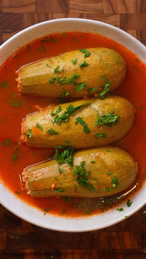 Lebanese Stuffed Squash Kousa Mahshi Recipe Tasty