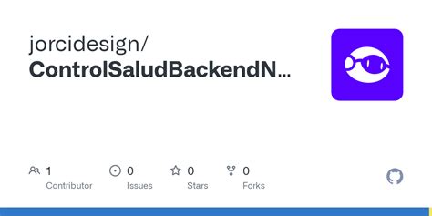 GitHub Jorcidesign ControlSaludBackendNest