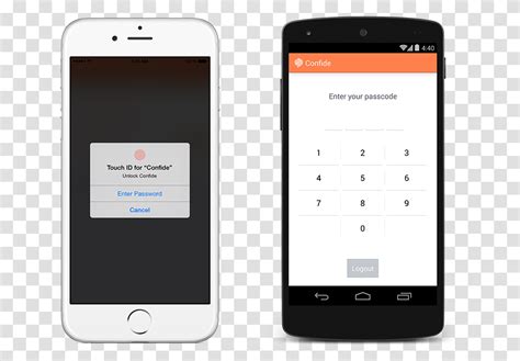 Use Touch Id Or Enter Your Passcode To Unlock Confide Iphone Mobile