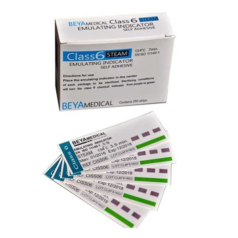 Class 6 Steam Indicator Strip At ₹ 250piece Chemical Indicator In
