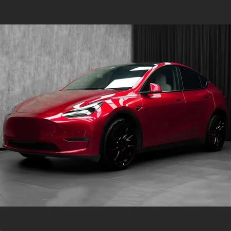 Ruby Red Vinyl Wrap Ravoony Gloss Liquid Ruby Red Vinyl Car Wrap