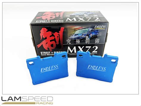 Endless Japan Mx72 Performance Brake Pads Toyota 2020 Gr Yaris Gr