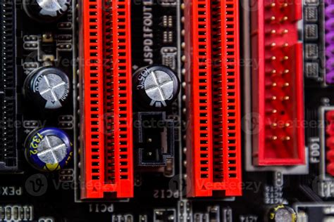 Electronic Board With Electrical Components Electronics Of Computer Equipment 38472576 Stock