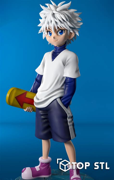 Killua Zoldyck Stl 3d Print Model Top Stl