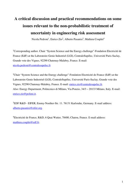 Pdf A Critical Discussion And Practical Recommendations On Some