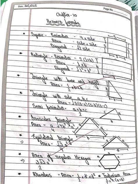 Maths Herons Formula Pdf