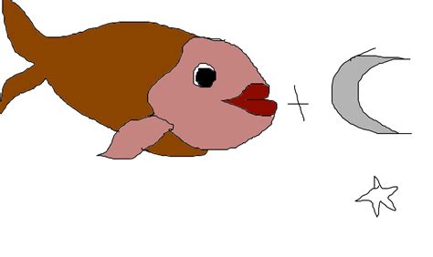 Peixe Lua Desenho De Bellalih Gartic