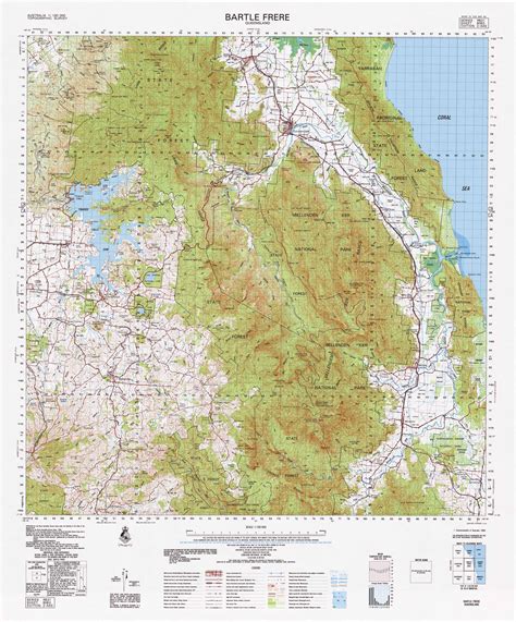 Buy 8063 Bartle Frere 1100k Topographic Map
