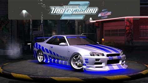 Nfs Underground 2 Brian Oconnors Nissan Skyline Gt R R34 Tuning