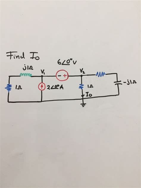 Solved Find I Please Show How You Use Node Analysis Step Chegg