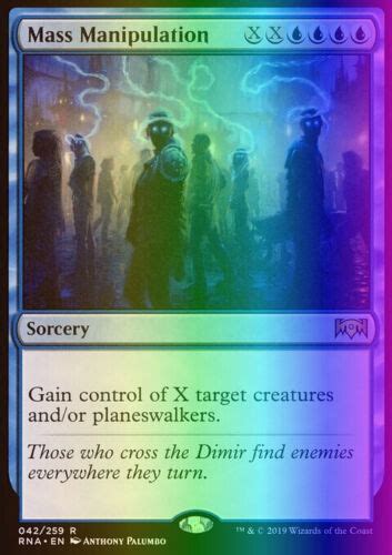 Mtg Magic The Gathering Mass Manipulation 42296 Ravnica Allegiance