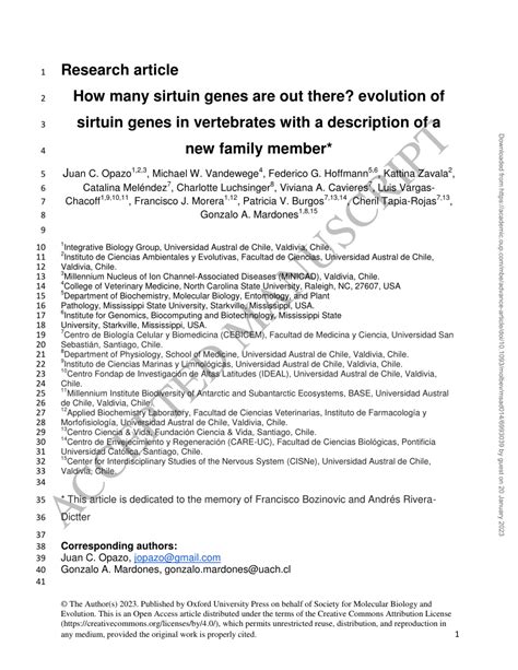 Pdf How Many Sirtuin Genes Are Out There Evolution Of Sirtuin Genes