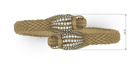 Stl File Chinese Dragon Bracelet 🐉 ・3d Print Design To Download・cults