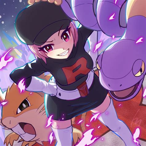 Tom Pixiv10026189 Ekans Raticate Team Rocket Grunt Nintendo