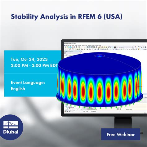 Webinar Stability Analysis In Rfem 6 Usa Tue Oct 24 2023 200