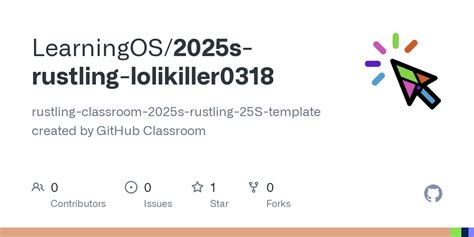 GitHub LearningOS S Rustling Lolikiller Rustling Classroom S Rustling S