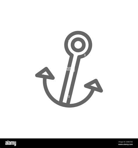 Anchor Icons Common Graphic Resources Vector Illustrations Stock