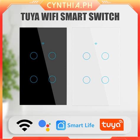 Tuya Wifi Wall Light Switch Intelligent Timing Setting Voice Control